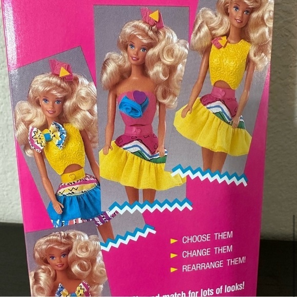 Barbie | Toys | Snap N Play Barbie Doll Vintage 991 Snap On Clothes ...